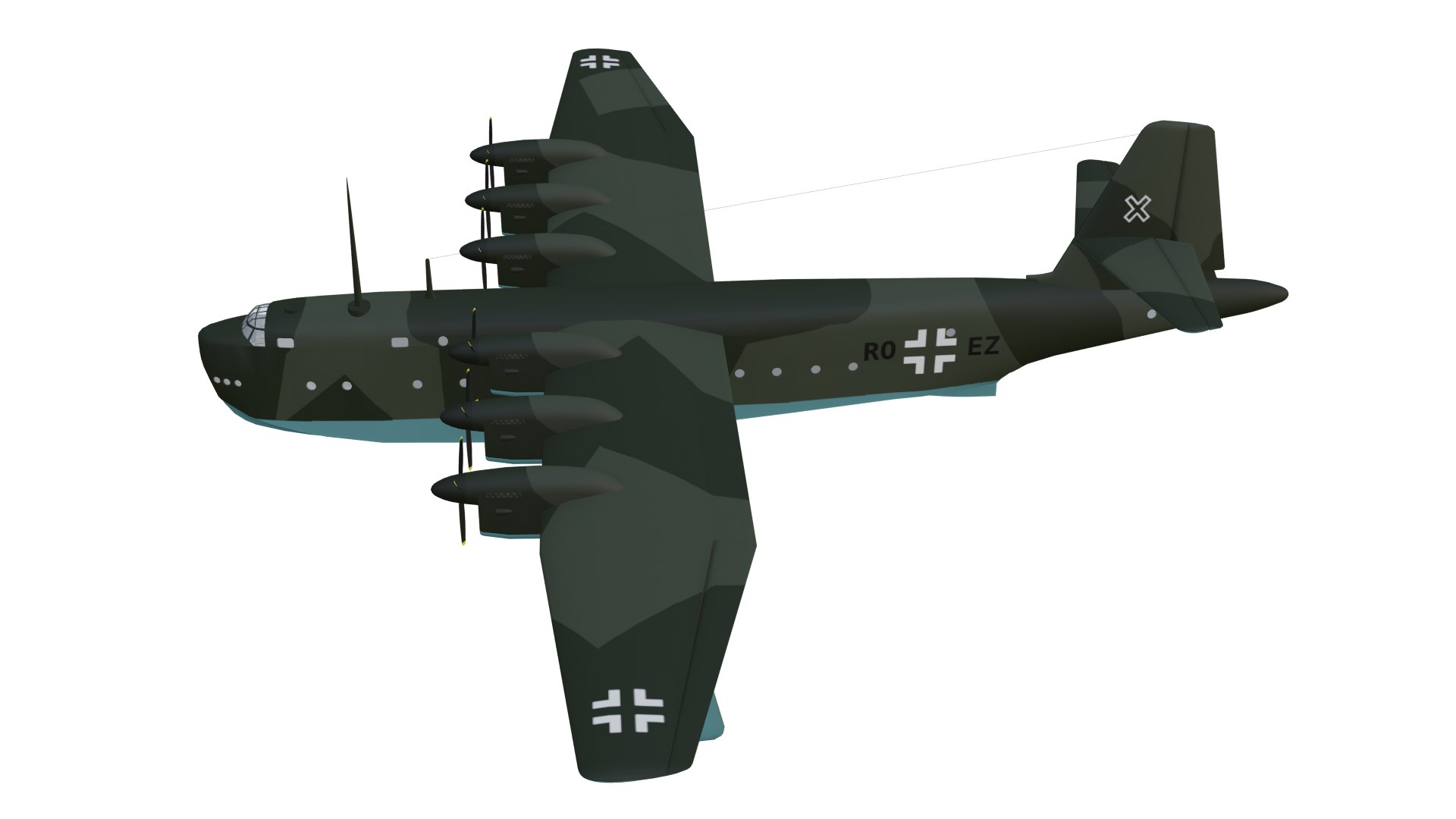Blohm And Voss BV 238 3D Model - TurboSquid 2340427