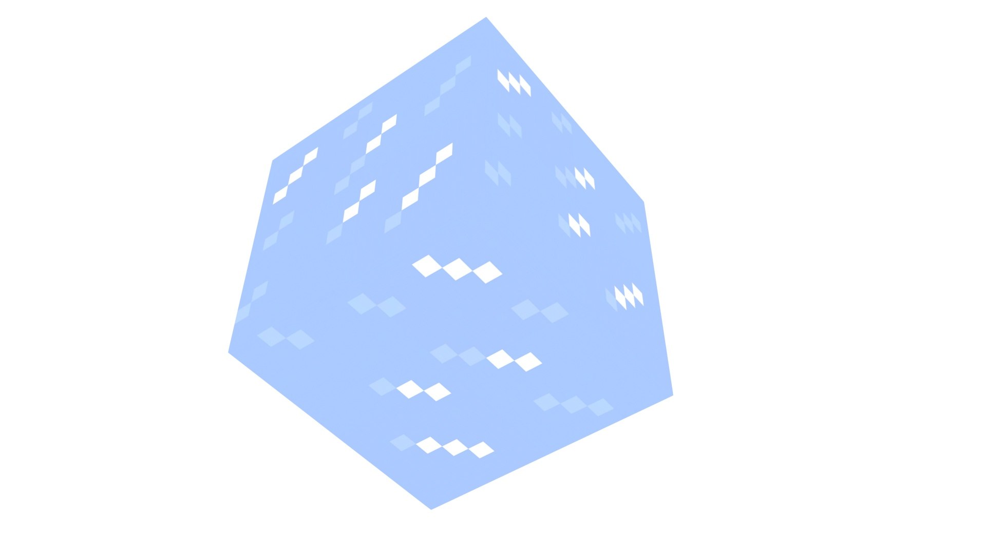 Minecraft Ice Blocks 3D Model - TurboSquid 2377373