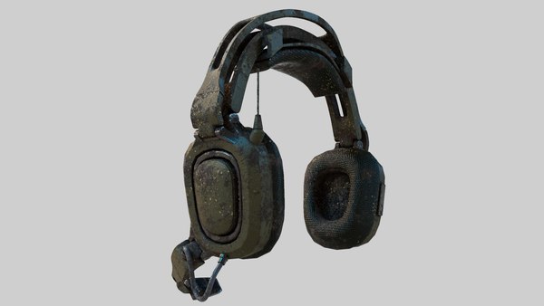 3D Army Headset Set Clean and Dirty model - TurboSquid 1845699