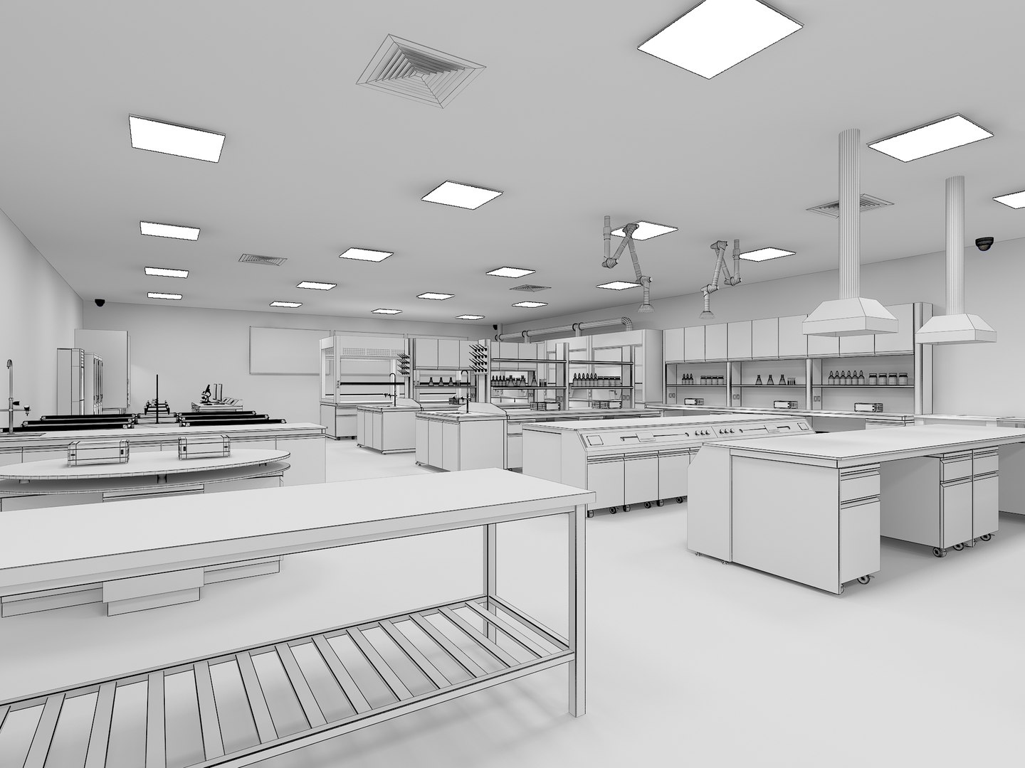 Laboratory 3D Model - TurboSquid 2392613