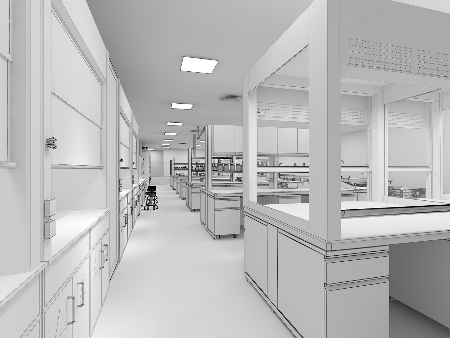 Laboratory 3D Model - TurboSquid 2392613