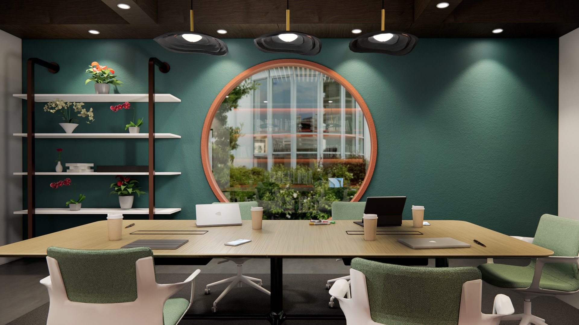 3D Model Asian-inspired Interior Office Conference - TurboSquid 2514824