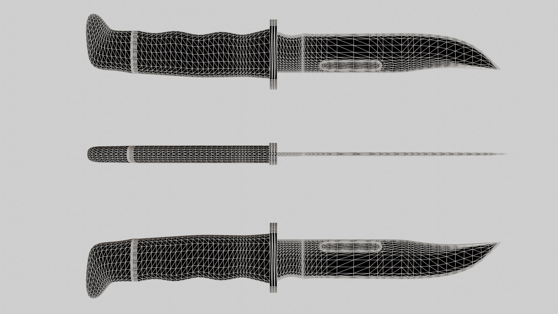 Hunting Knife 3D Model - TurboSquid 1866872