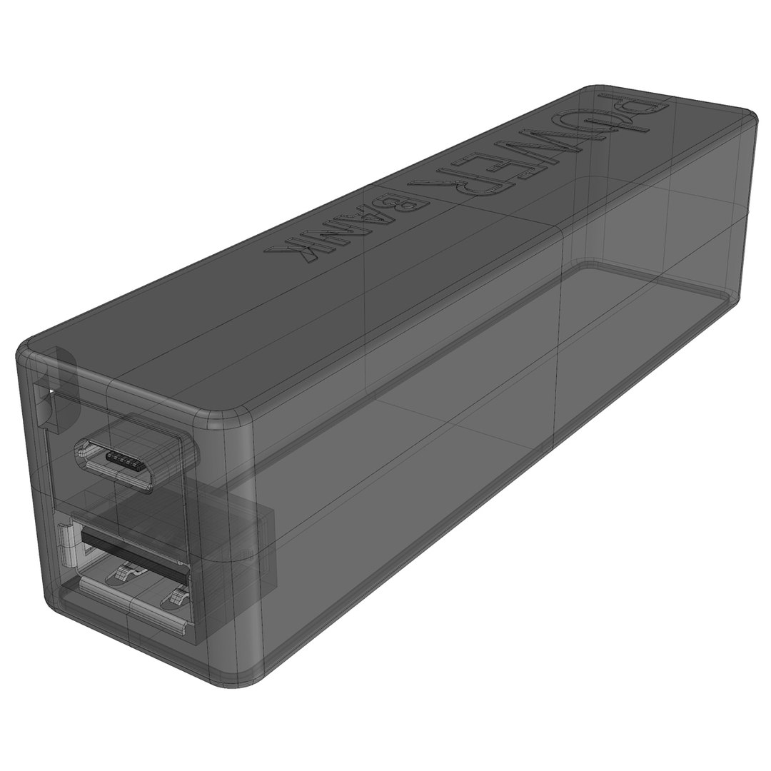 power bank powerbank 3d model