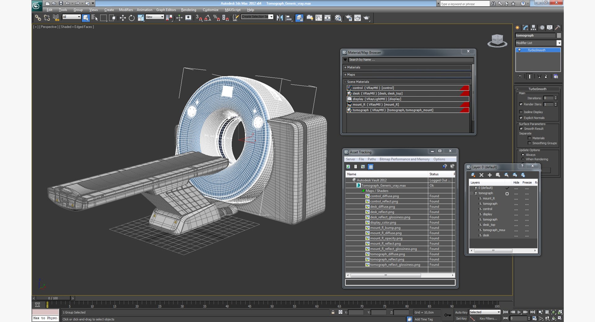 Tomograph generic 3D - TurboSquid 1223912