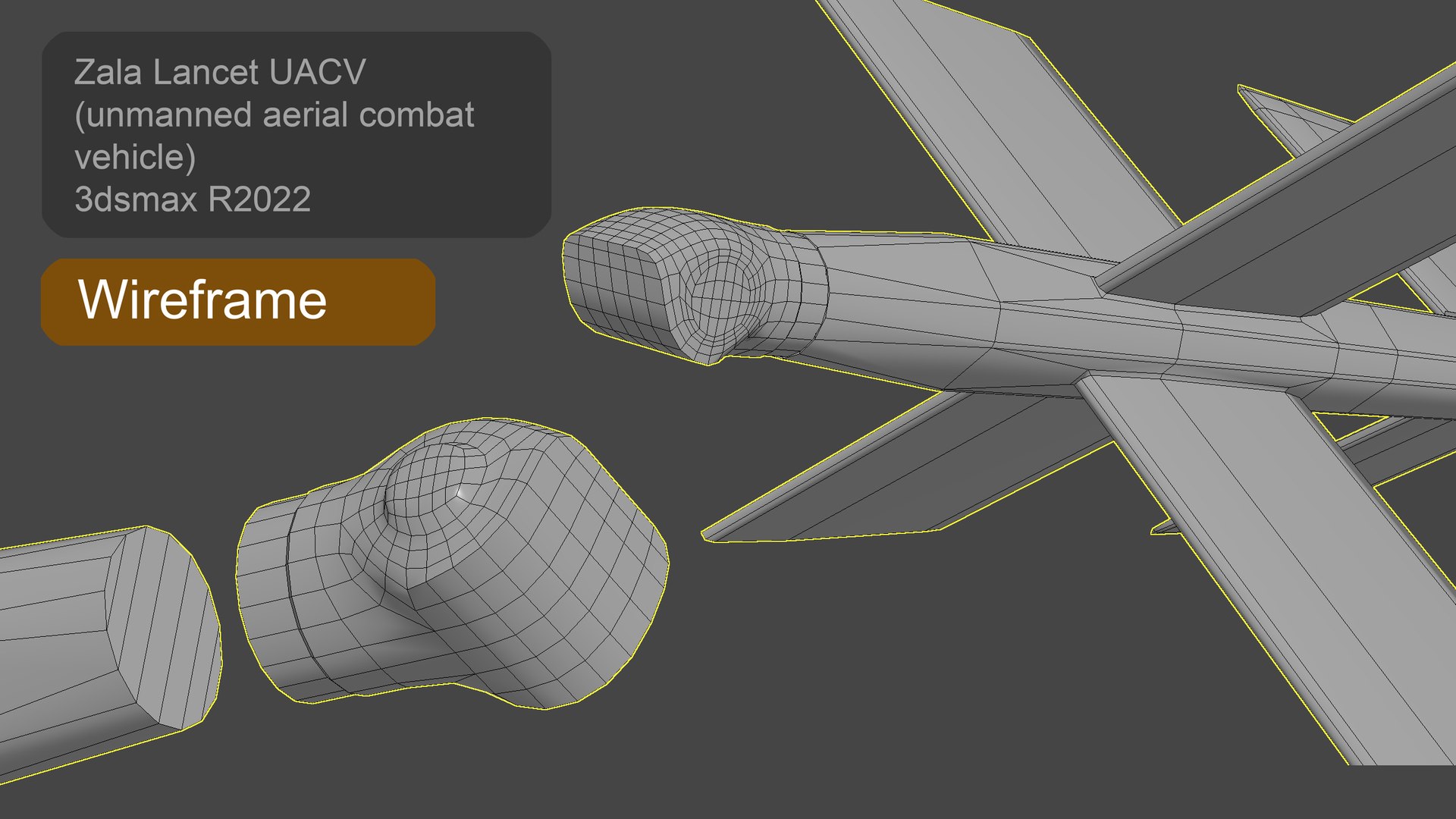 3D Lancet UAV - TurboSquid 2199478