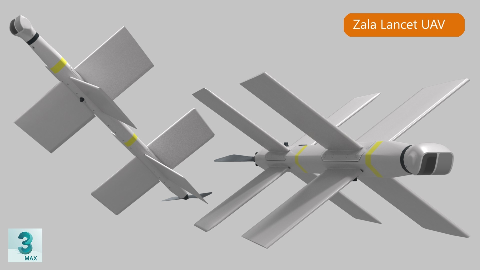 3D Lancet UAV - TurboSquid 2199478