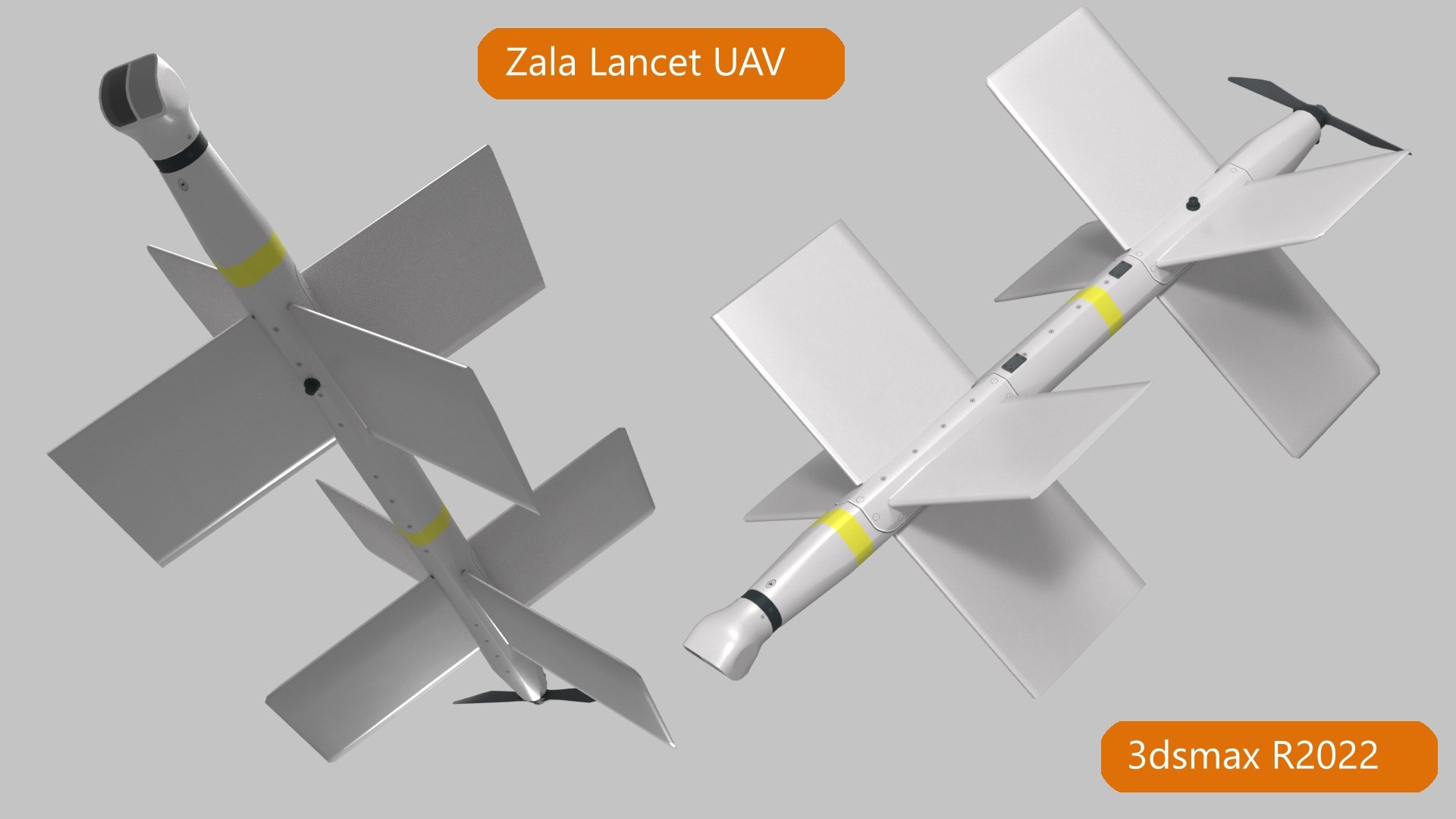 3D Lancet UAV - TurboSquid 2199478