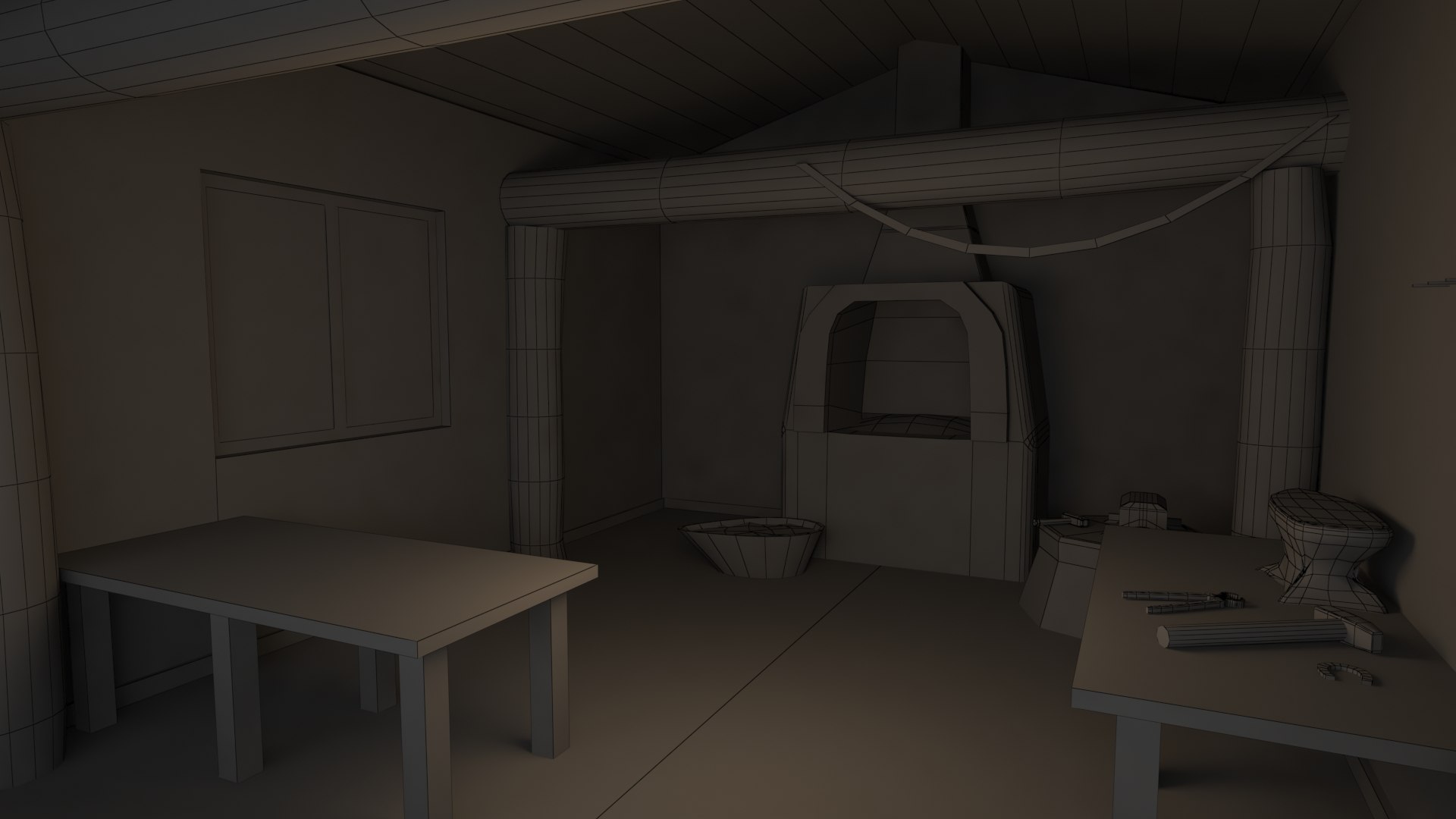 3D Medieval Blacksmith Shop - TurboSquid 1794446