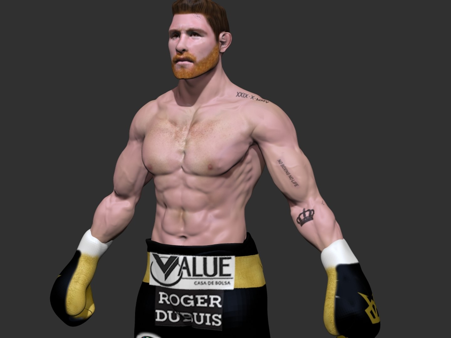 Fighter Canelo Alvarez 3D - TurboSquid 1332961
