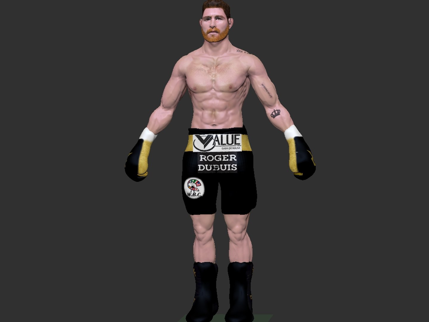 Fighter Canelo Alvarez 3D - TurboSquid 1332961