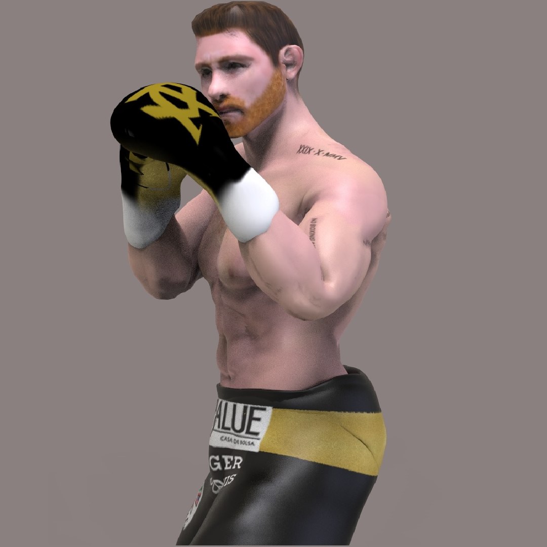 Fighter Canelo Alvarez 3D - TurboSquid 1332961