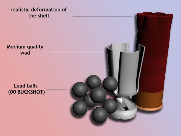 Free 3D Shotgun-Shell Models | TurboSquid