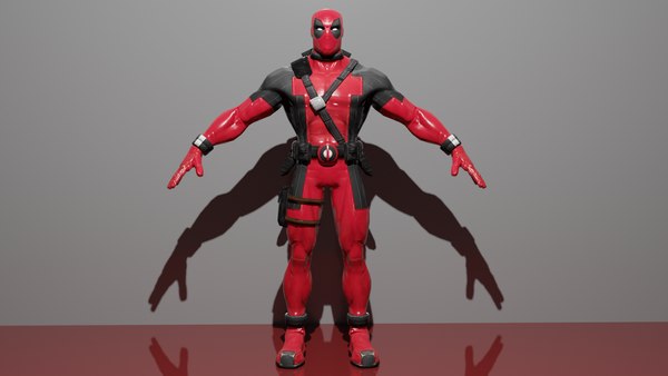 modelo 3d Deadpool - TurboSquid 2052411