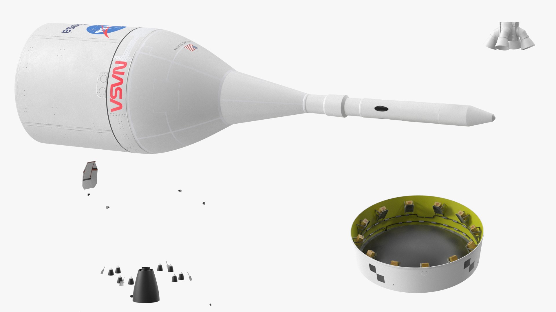 NASA Orion Multi-Purpose Crew Vehicle 3D model - TurboSquid 2054577