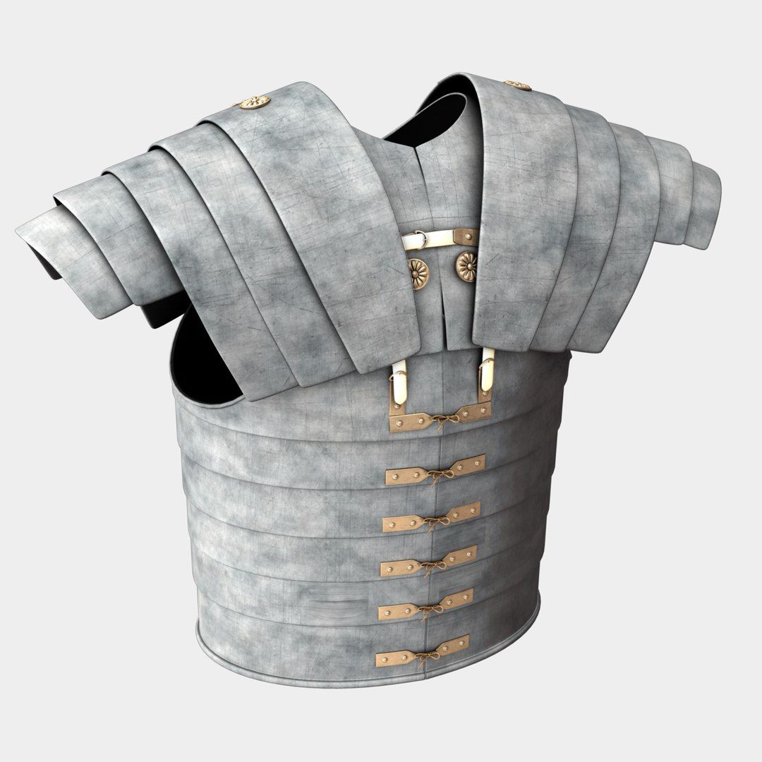 Roman Soldier Body Armor Obj