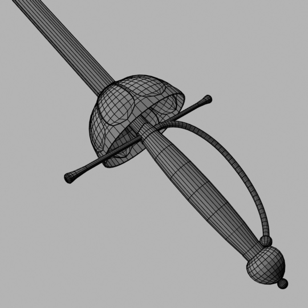 3d Model Rapier