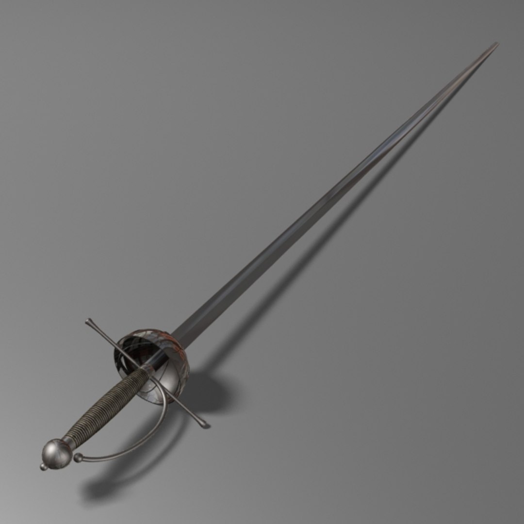 3d Model Rapier