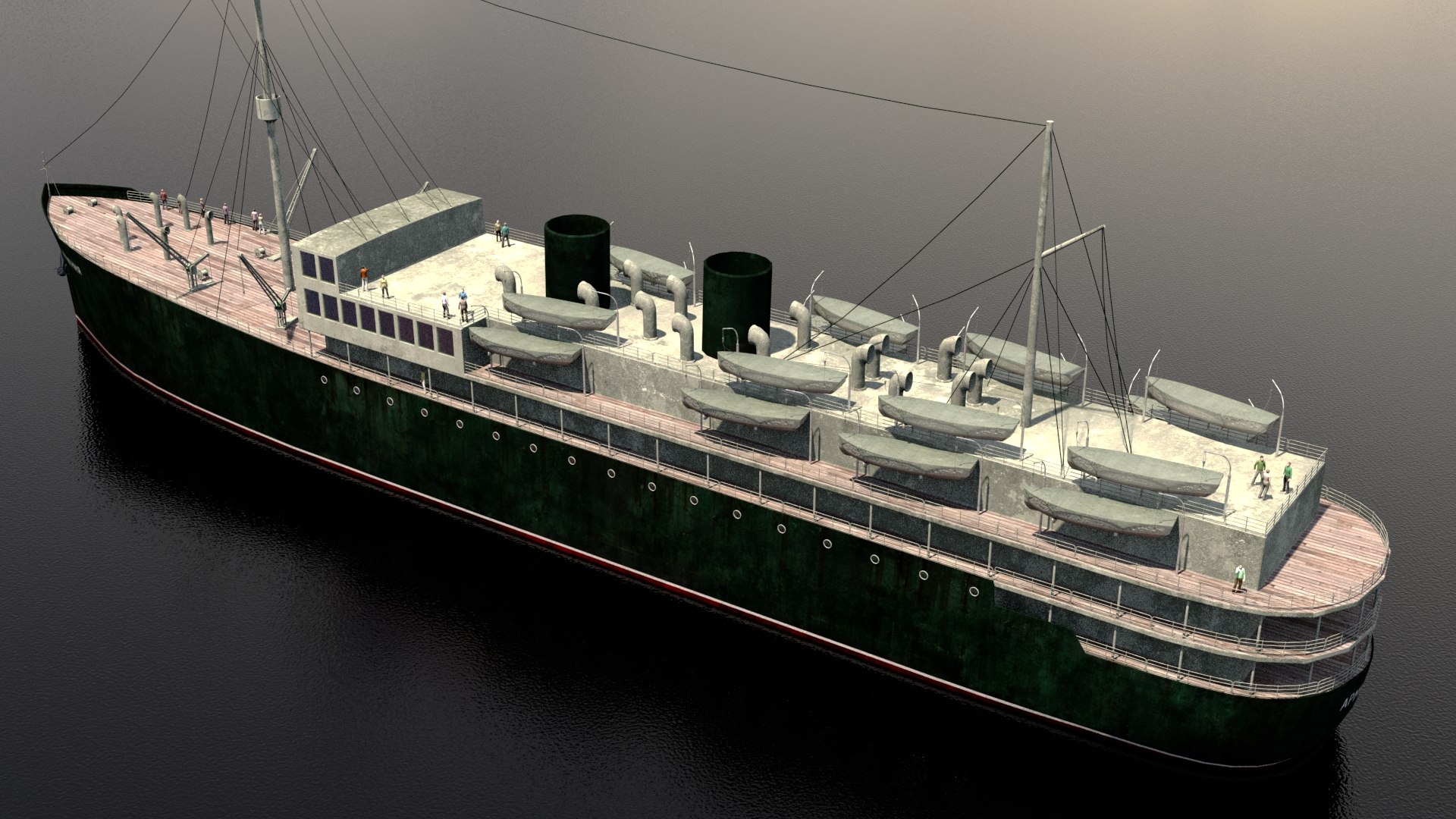 3D Ship Armenia Hospital - TurboSquid 1966859