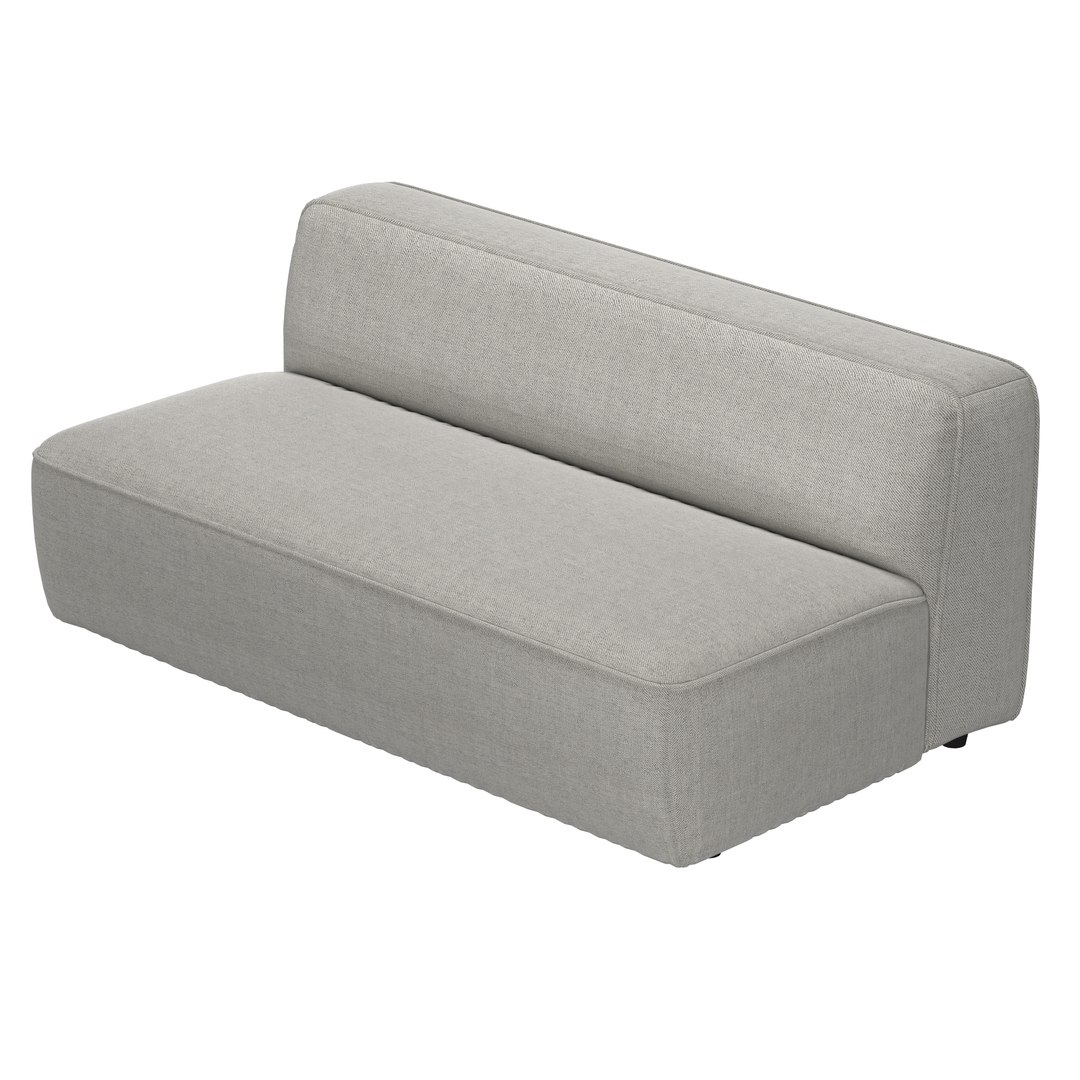 3D LENYX ARMLESS LOVESEAT Model - TurboSquid 1946583