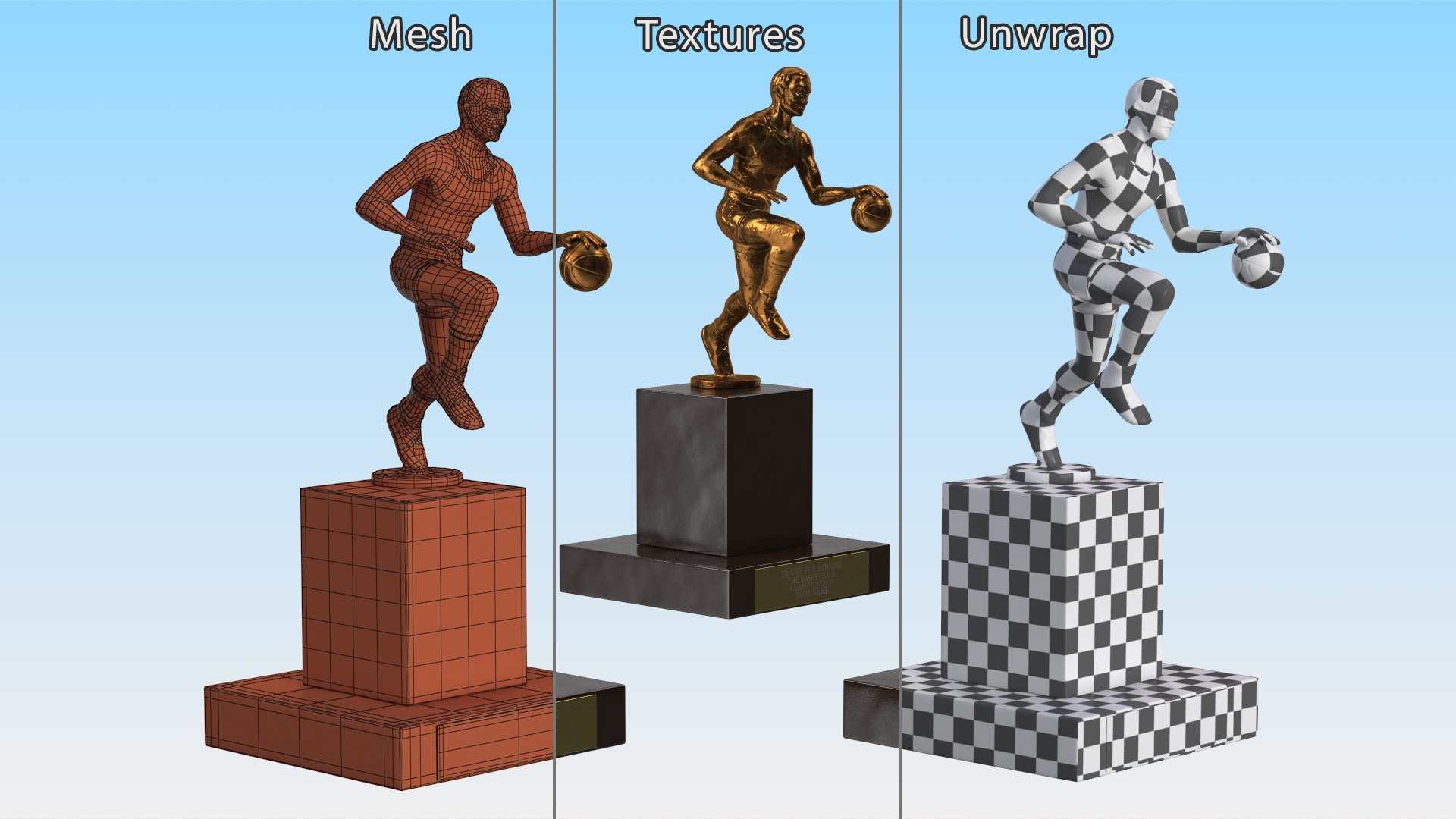 Basketball Best Player Award 3D model - TurboSquid 2046538