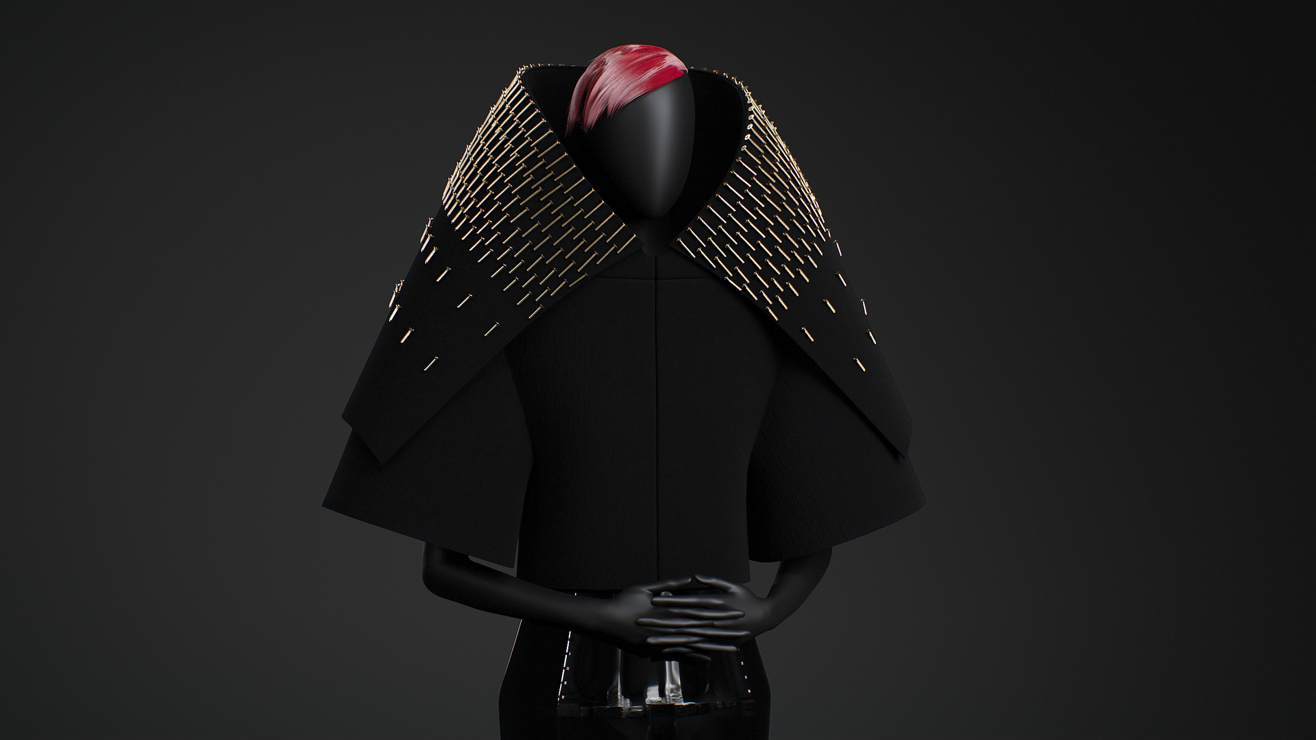 3D Gareth Pugh Spring 2018 model 02 - TurboSquid 1824714