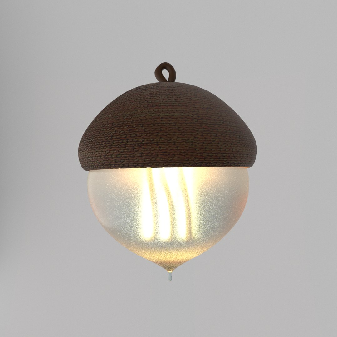 3D model cute lamp fixture lights - TurboSquid 1514140