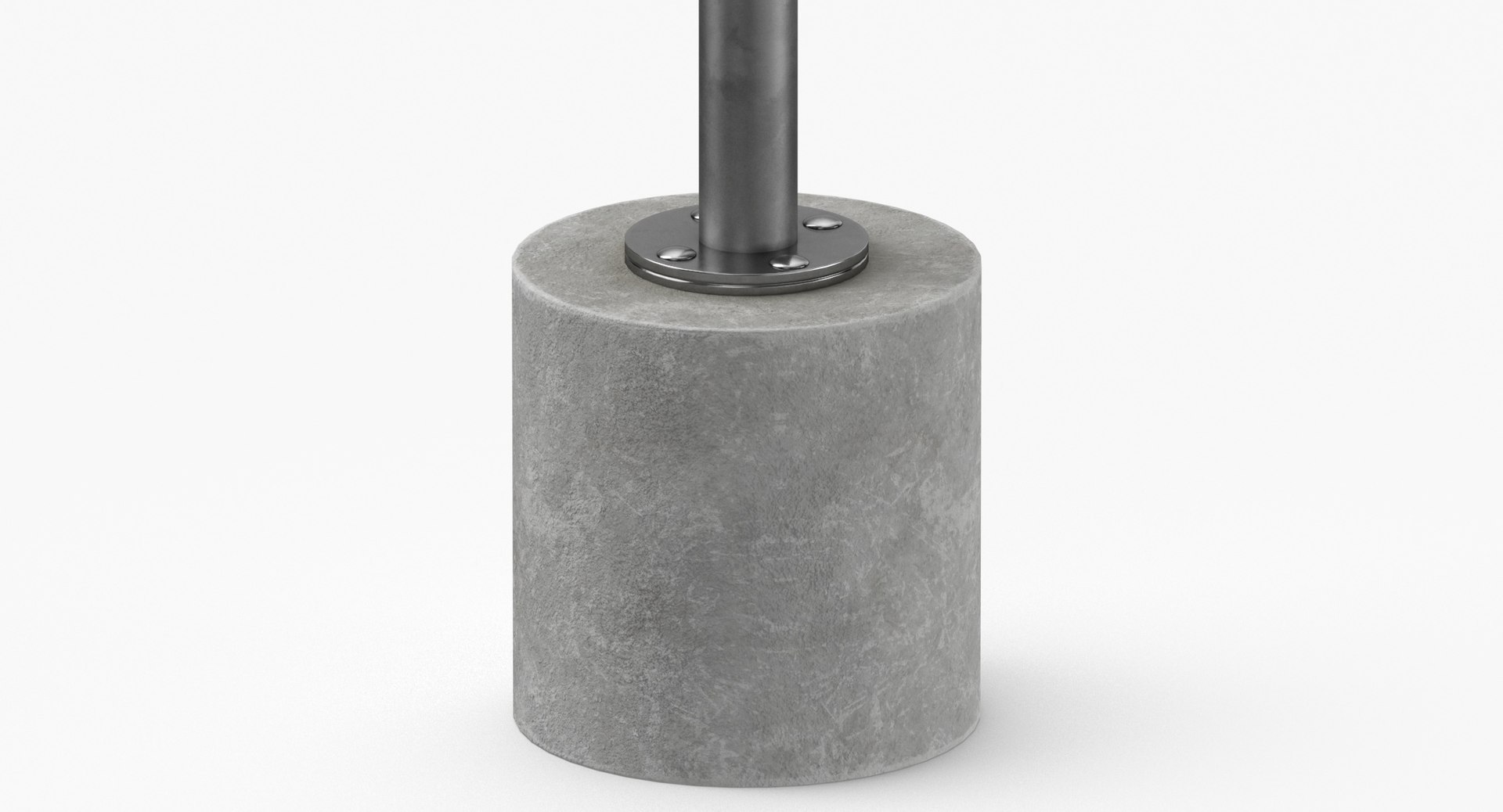 Bus Stop Signs 03 Cylinder Square and U Shape Pole model - TurboSquid ...