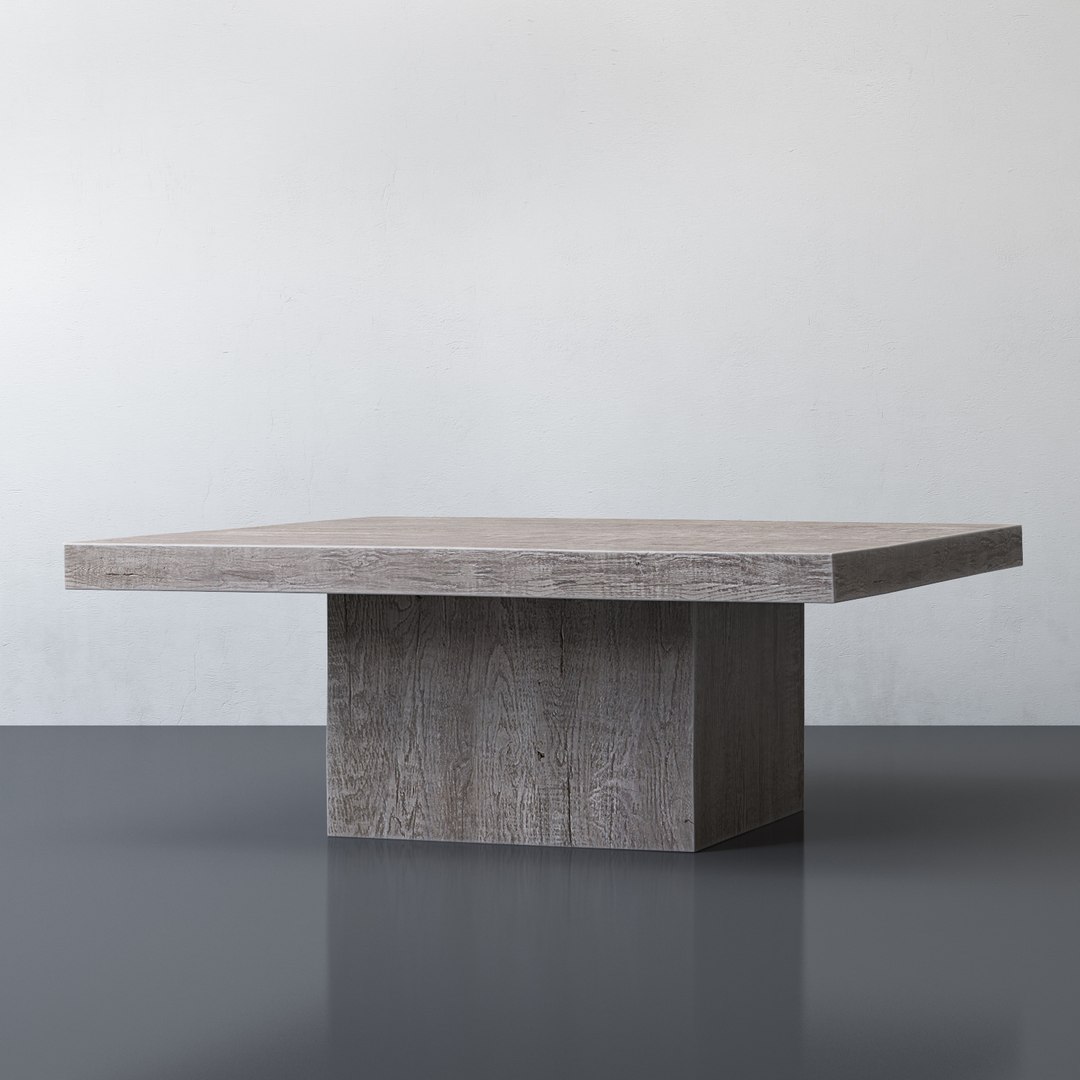 Table Oak 3D Model - TurboSquid 1558053