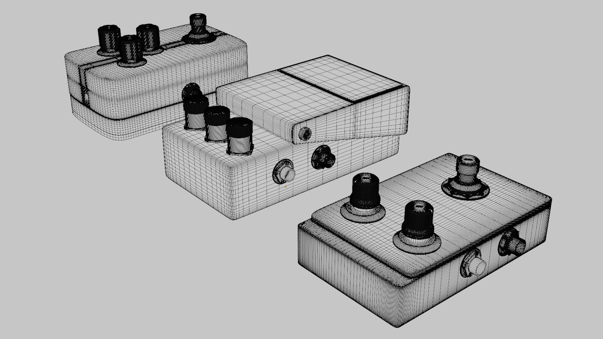 3D Guitar Effects Pedals model - TurboSquid 2147837
