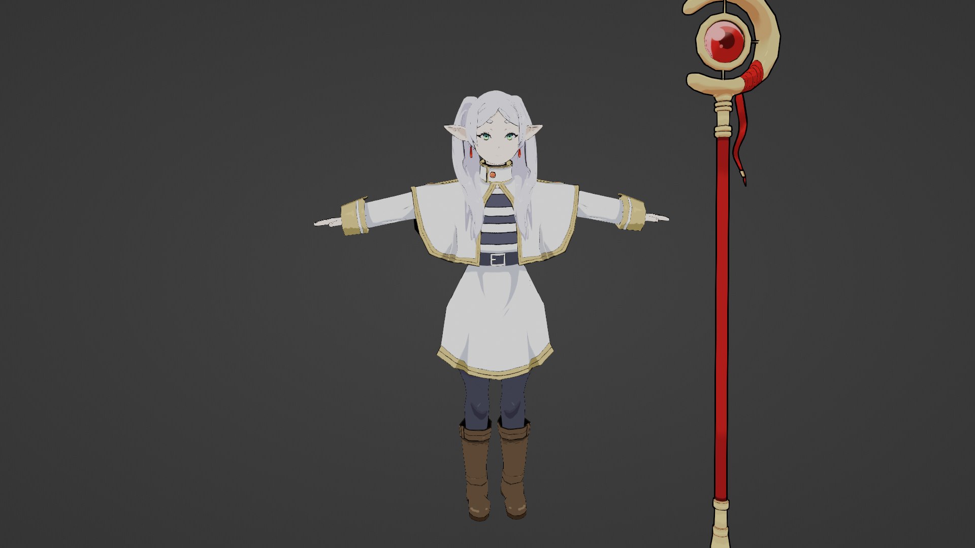 Frieren For Vrchat 3D Model - TurboSquid 2136978