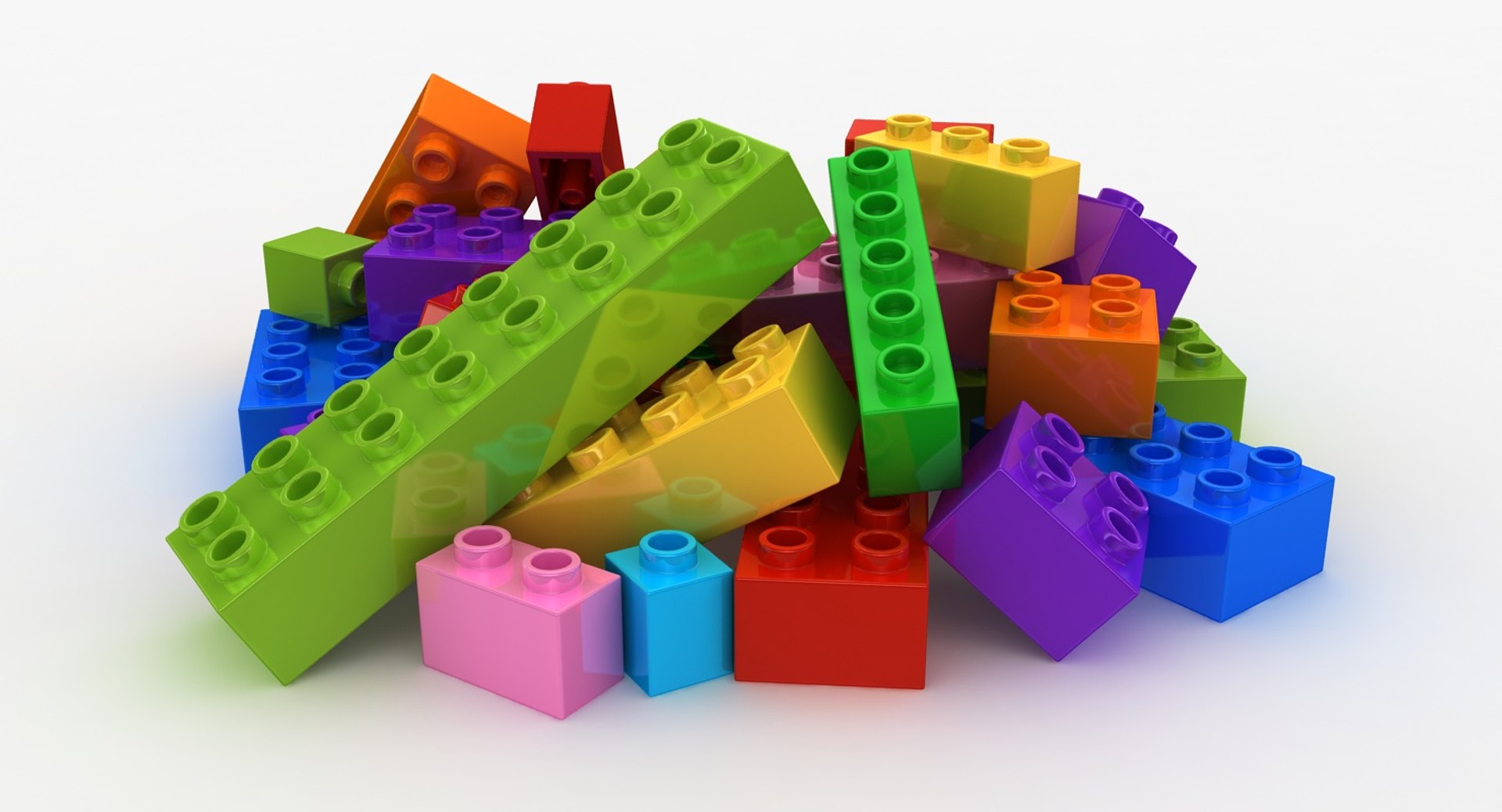 3D Realistic Lego Bricks 2 Model - TurboSquid 1327675