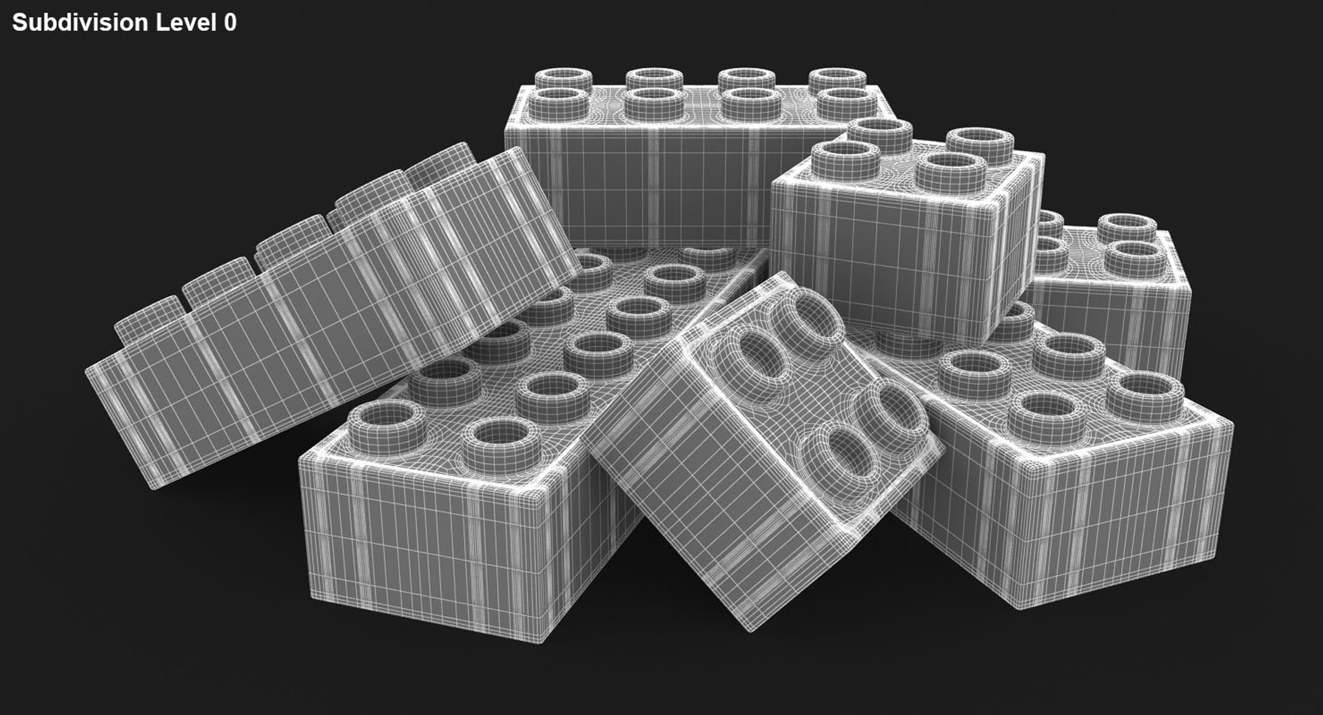 3D Realistic Lego Bricks 2 Model - TurboSquid 1327675