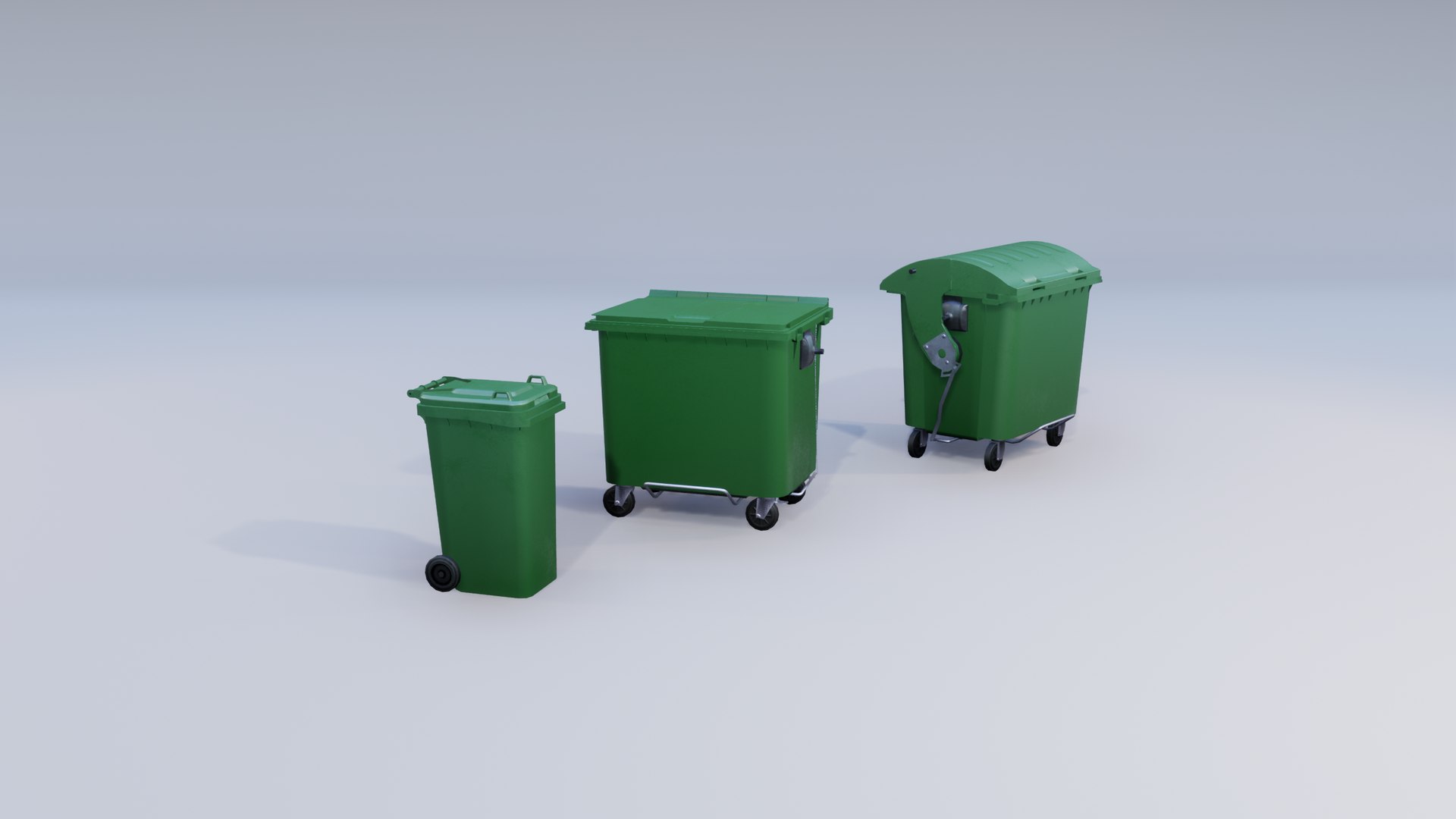 Recycling urban containers 3D model - TurboSquid 1601529
