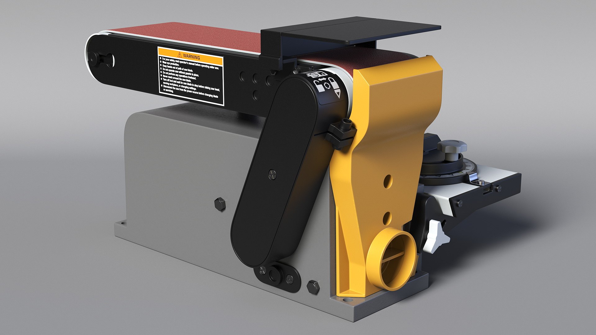 3D Belt and Disk Combo Sander - TurboSquid 2145518