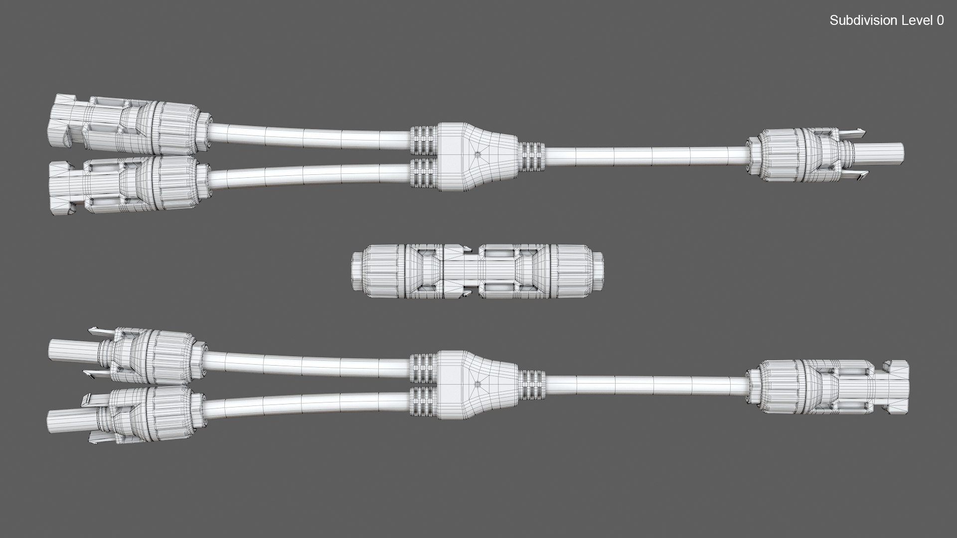 3D Solar Connectors 04 model - TurboSquid 2031948