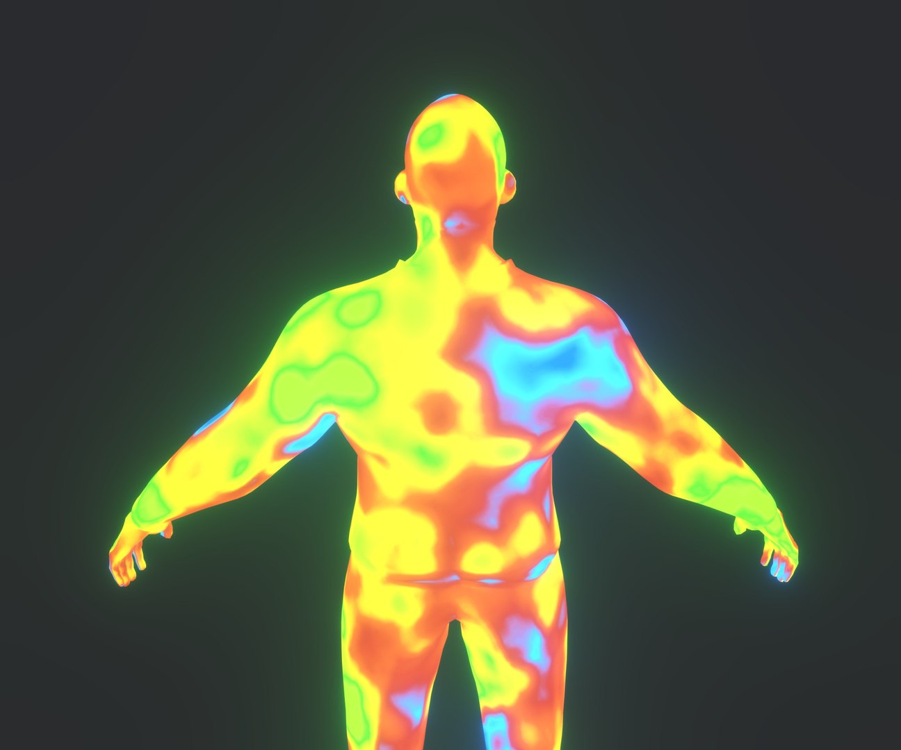 3D Thermal Image Heatmap Male Female - TurboSquid 1695621