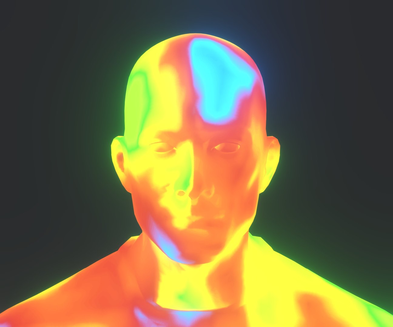 3D Thermal Image Heatmap Male Female - TurboSquid 1695621