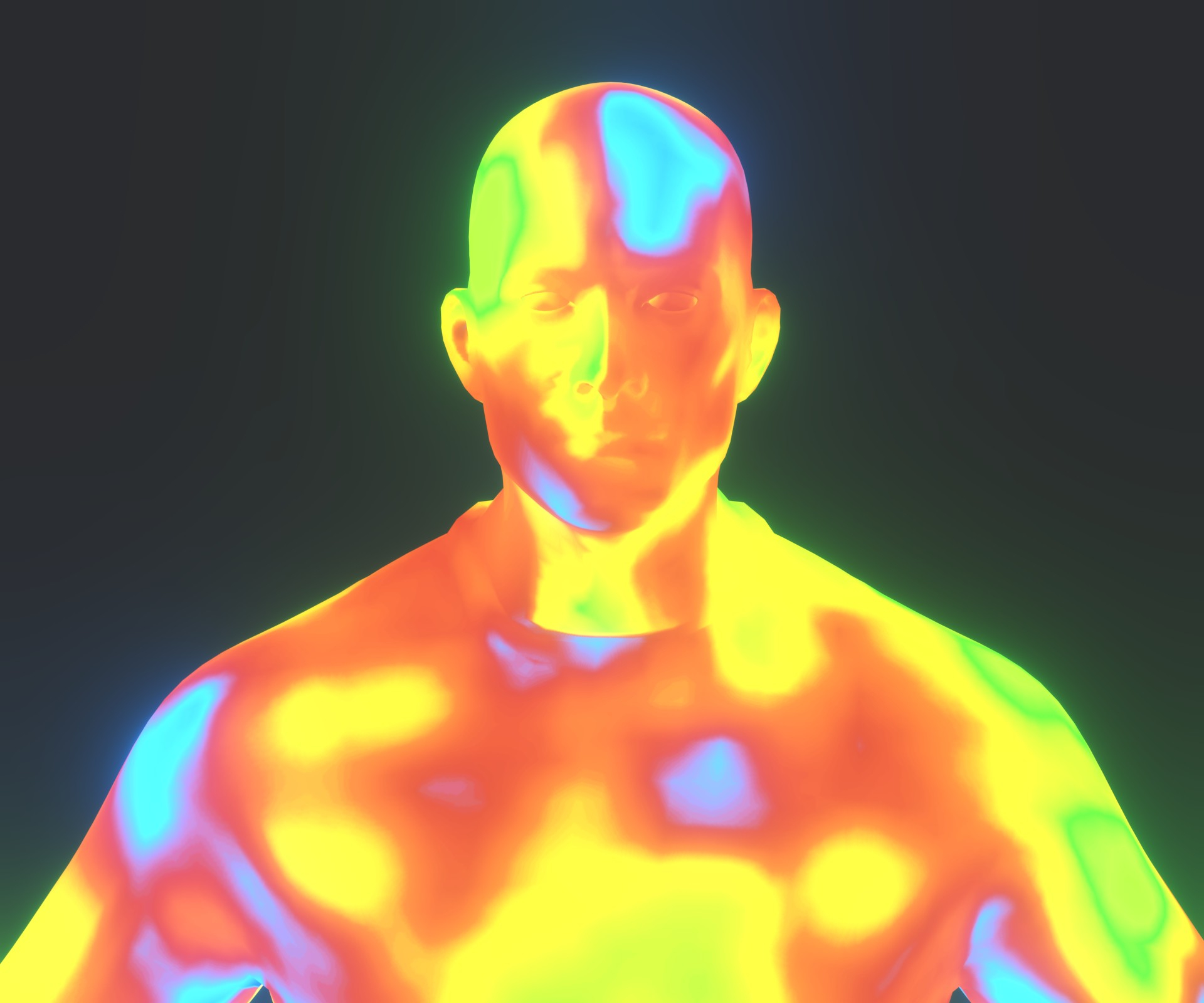 3D thermal image heatmap male female - TurboSquid 1695621