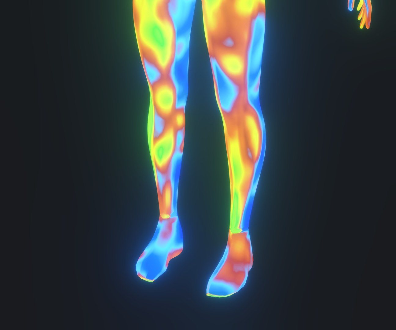 3D Thermal Image Heatmap Male Female - TurboSquid 1695621