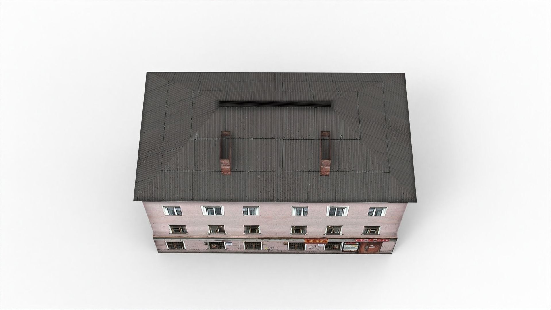 3D Three-storey Residential Building Model - TurboSquid 1727439