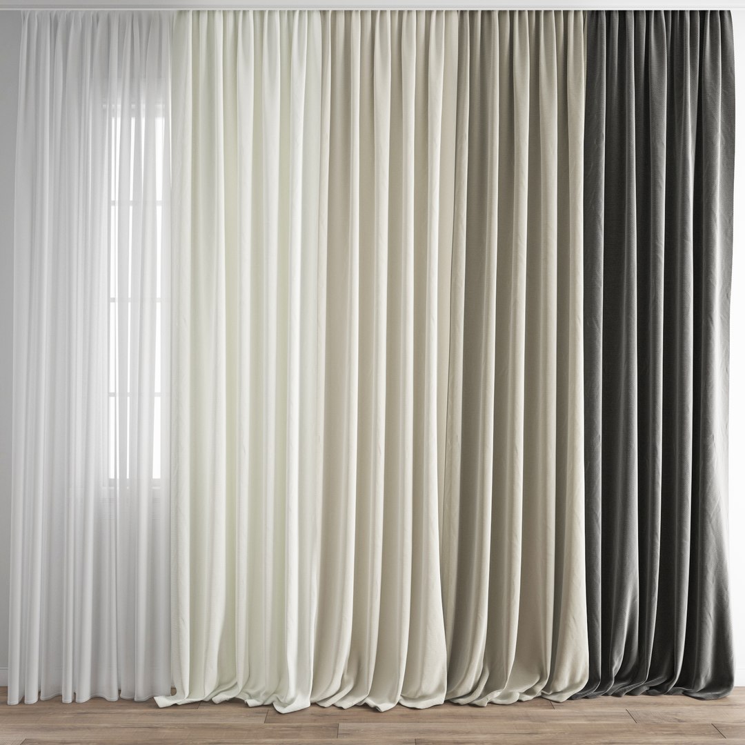 Curtain 284 3D - TurboSquid 1864449