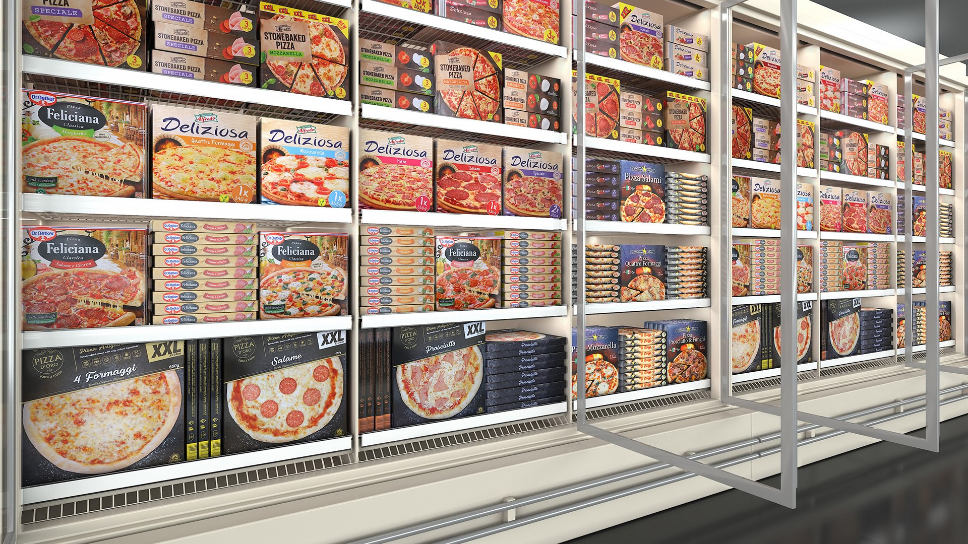Pizza set 25 pizzas 3D model - TurboSquid 2177687