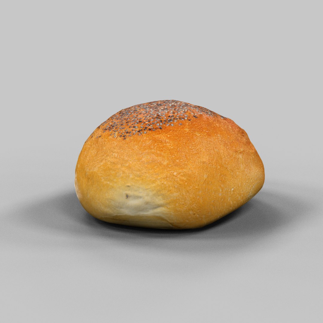 bread roll pistolet obj