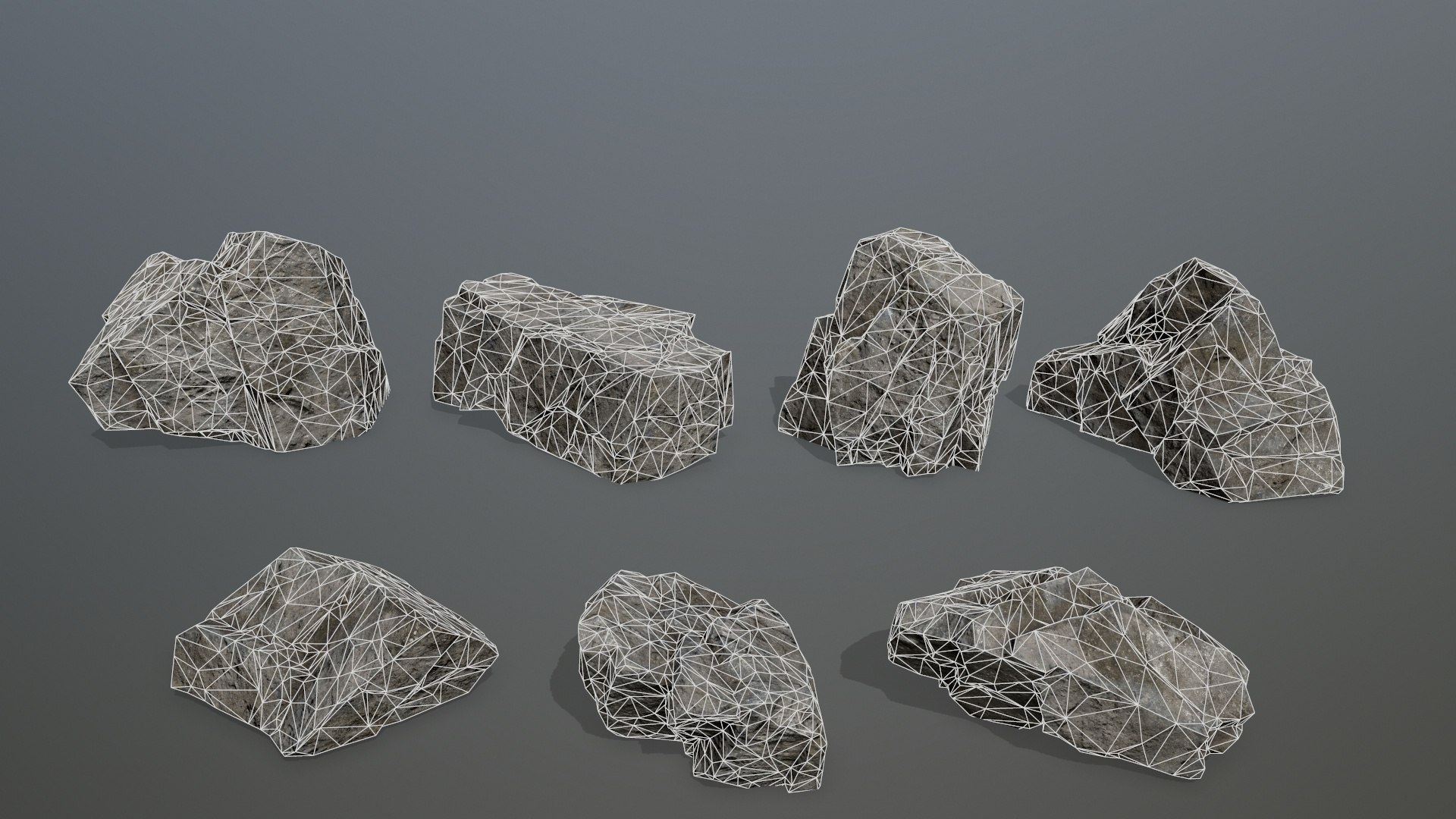 Rock Set 18 3D - TurboSquid 2031392