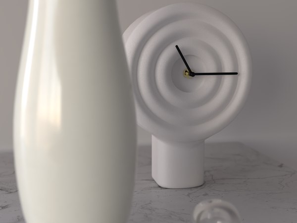 modelo 3d modern clock - TurboSquid 2089222