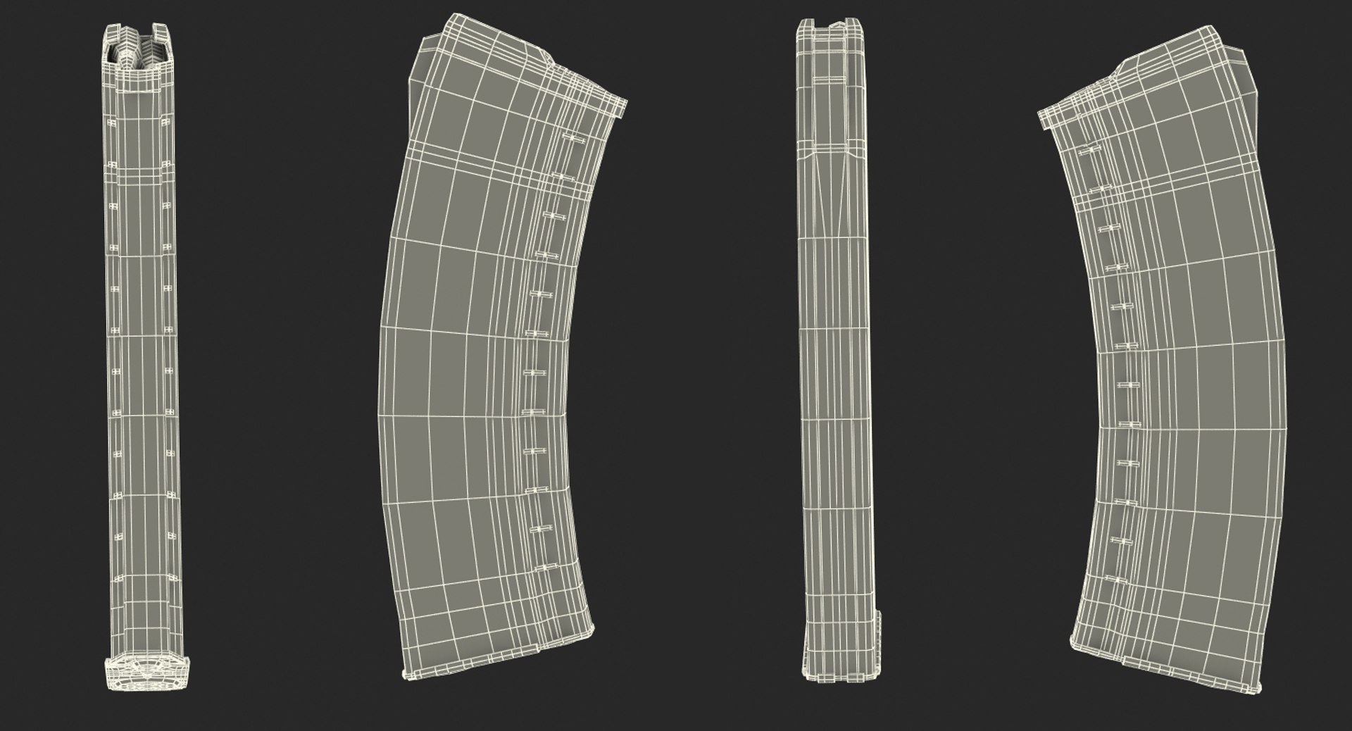 3d 3ds assault rifle magazine