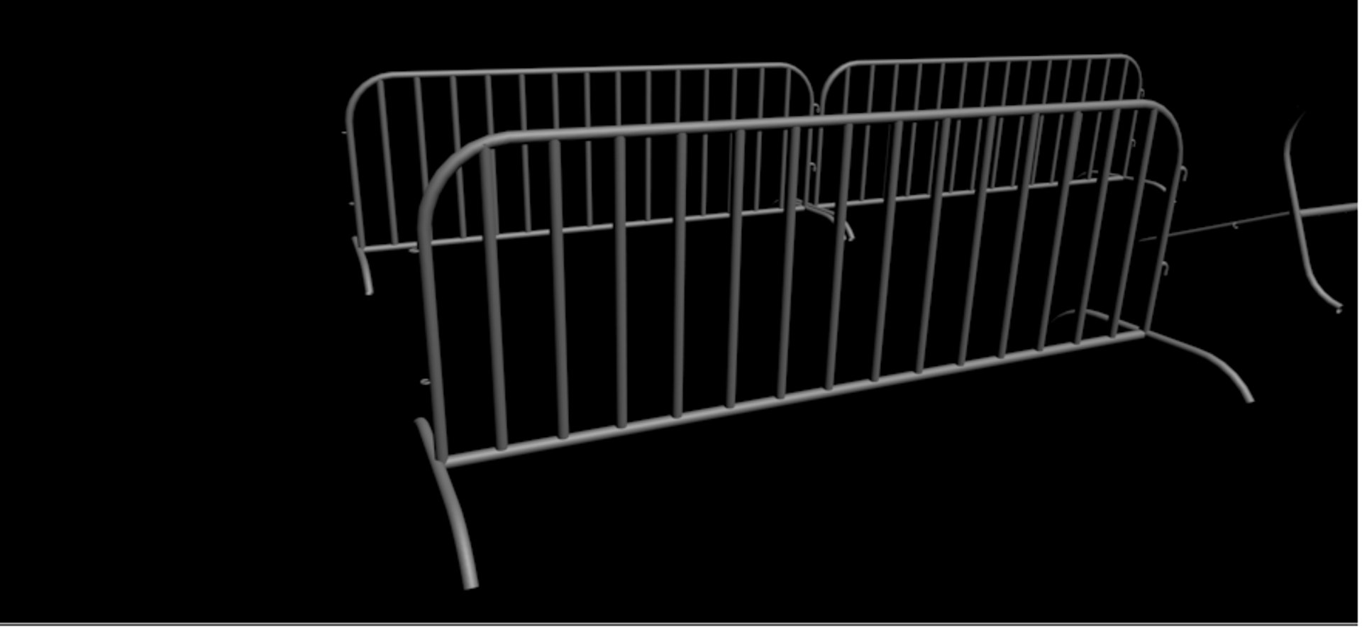 Free Guard Rail 3d Model