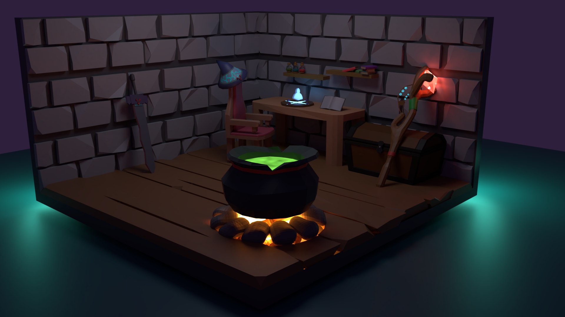 Witch Lair Model - TurboSquid 1955492
