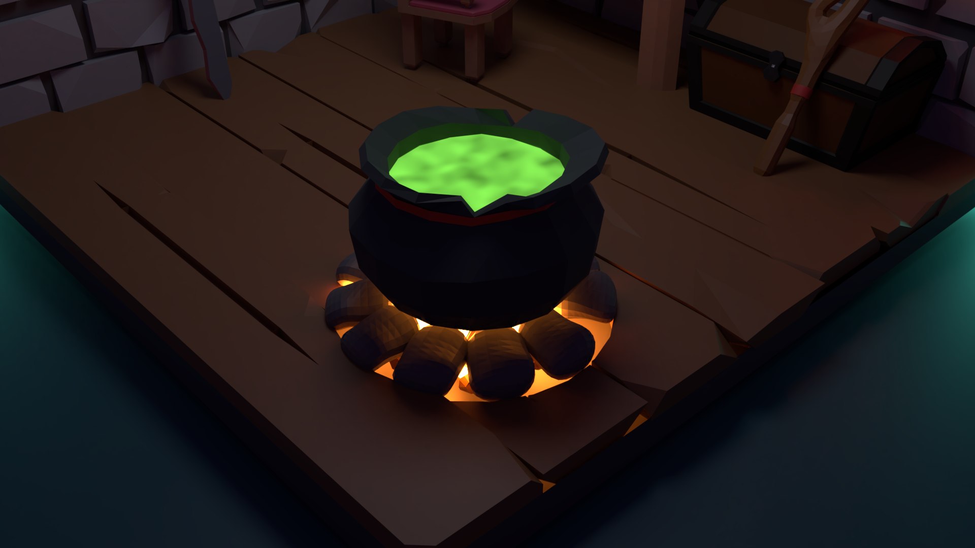 Witch Lair Model - TurboSquid 1955492